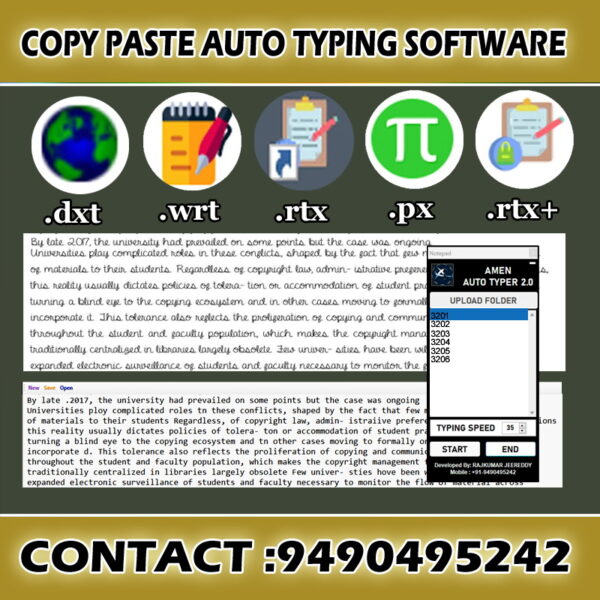 Copy Paste Auto Typing Software-Auto Typing Software