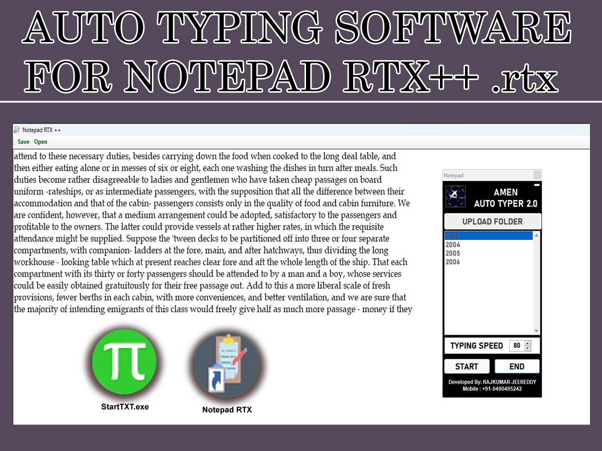 Auto Typing Software